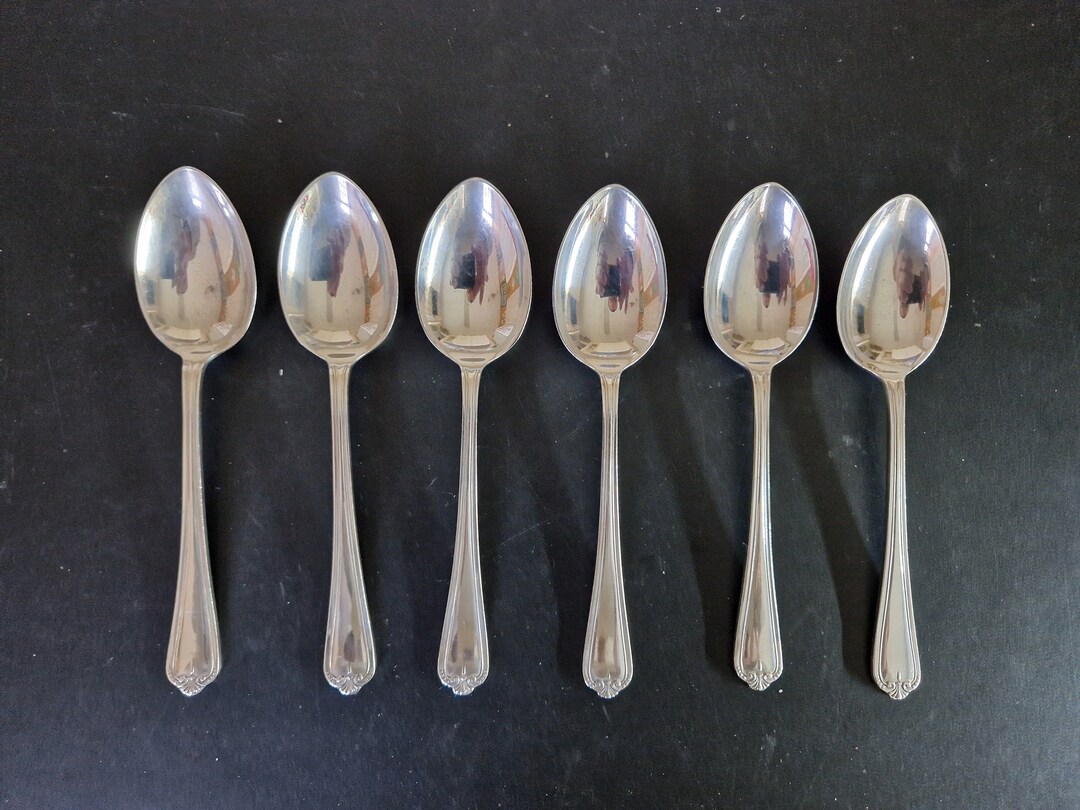 Vintage Set of EPNS Spoons X 6 6.75 Inches - Etsy