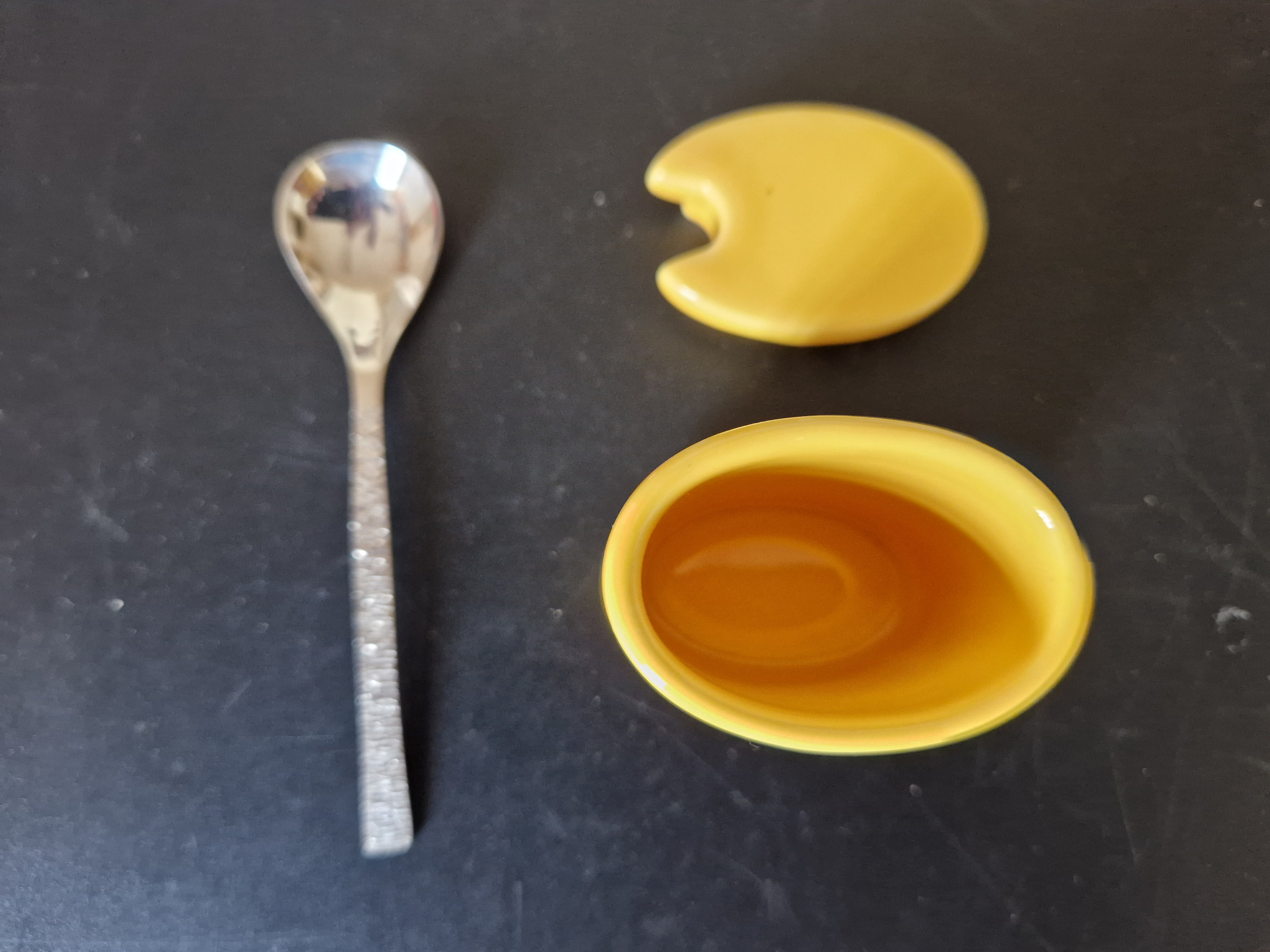 Ceramic Colmans Mustard Penny Pot and Mustard Spoon - Etsy