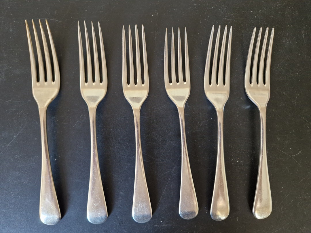 Vintage Set of Viners EPNS Old English Pattern Forks X 6 7.5 Inches ...
