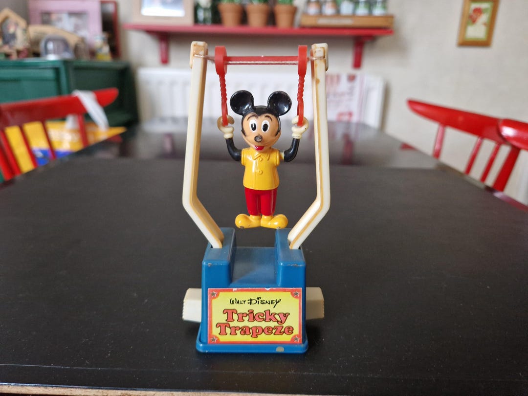 Vintage Walt Disney Tricky Trapeze Toy - 5.5 Inches - Etsy