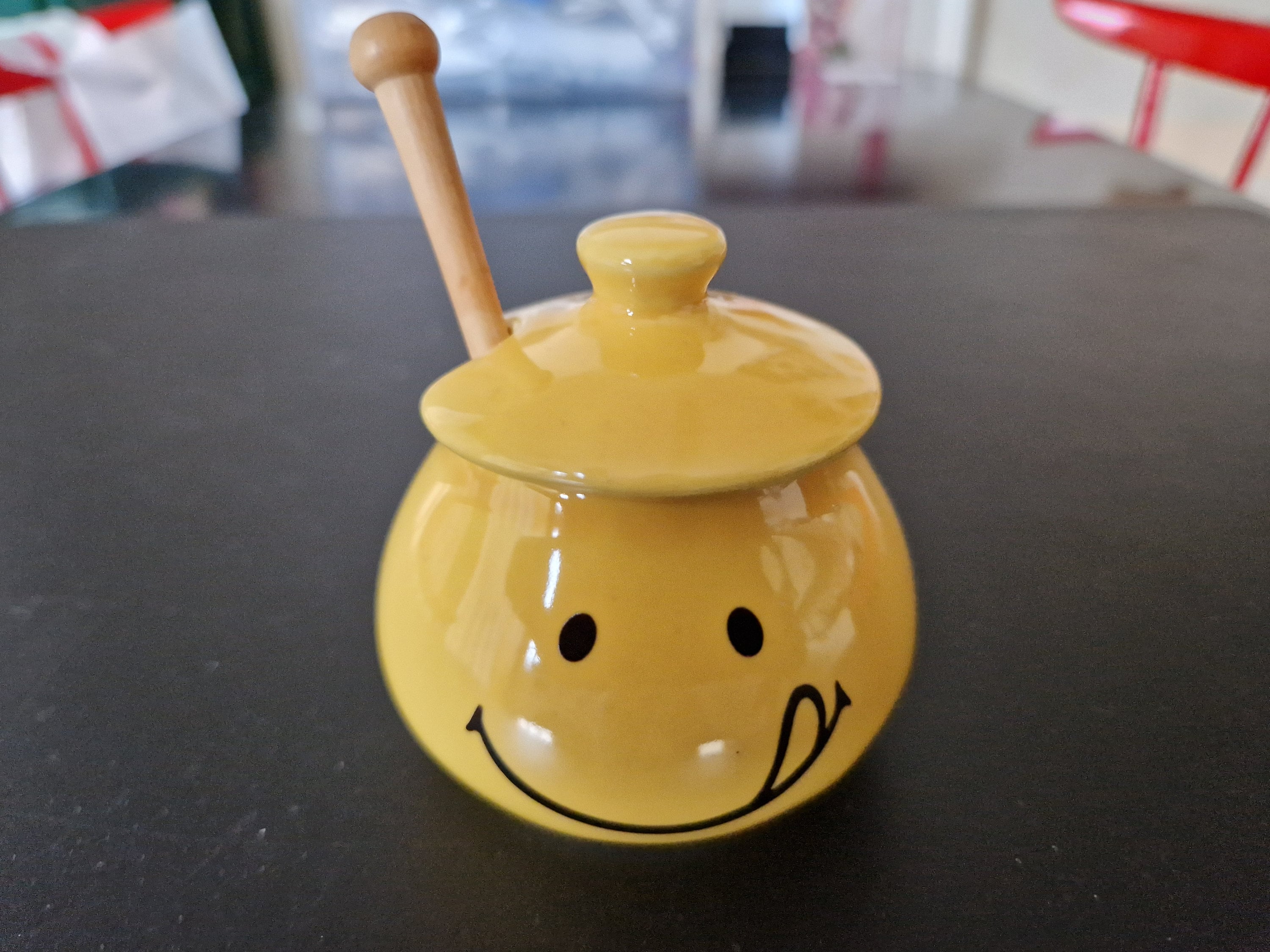 Ceramic Colmans Mustard Two Faced Pot With Wooden Mustard Spoon - Etsy