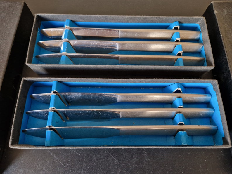 1960's Boxed Viners Chelsea Table Knives X 6 7.75 Inches - Etsy