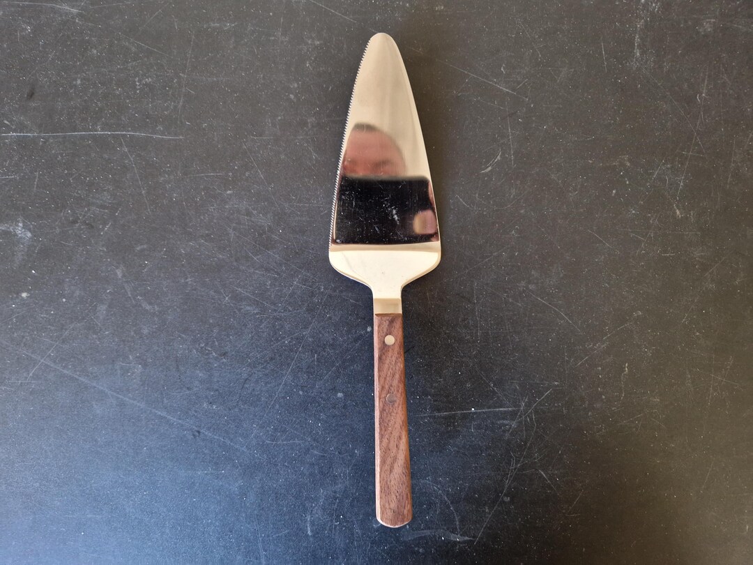 Vintage MCM Wooden Handled Cake/ Pie Server 9 Inches - Etsy