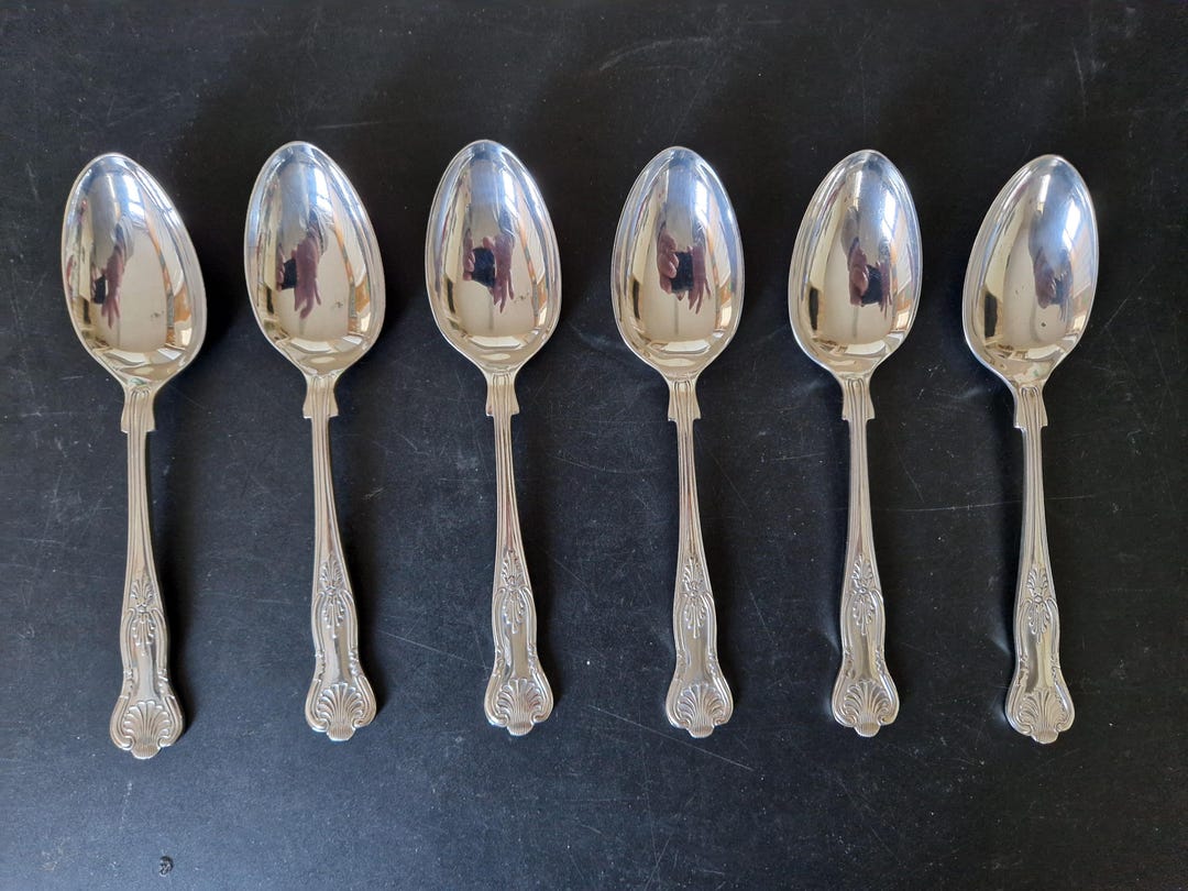 Vintage Set of EPNS Kings Pattern Spoons X 6 7 Inches - Etsy