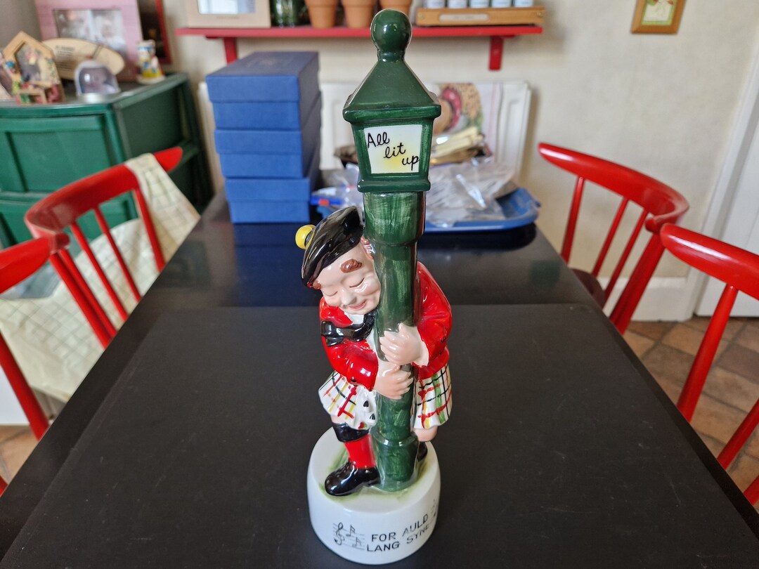 Vintage Ceramic Musical Decanter - Etsy
