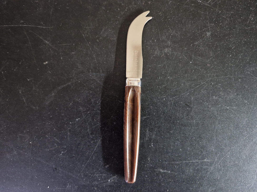 Vintage Brown Bakelite Handled Cheese Knife - 6.75 Inches - Etsy