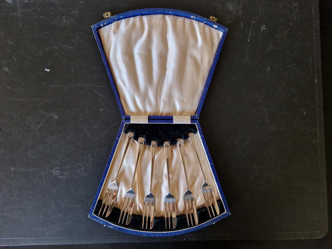 Vintage Boxed Set of EPNS Cake/ Pastry Forks X 6 - Etsy