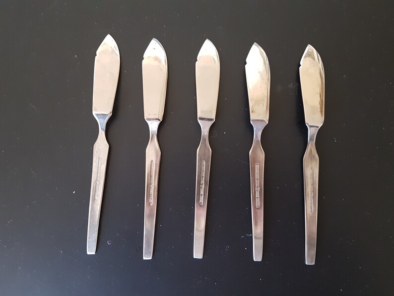 Vintage Afternoon Tea Knives X 5 - 6.25 Inches - Etsy