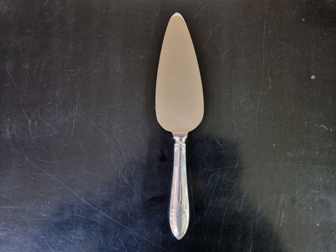 Vintage White Metal Handled Cake/ Pie Server - 10 Inches - Etsy