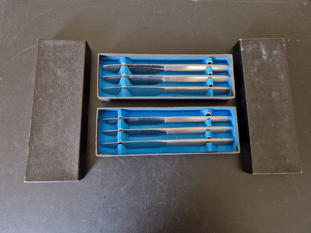1960's Boxed Viners Chelsea Table Knives X 6 - 7.75 Inches - Etsy