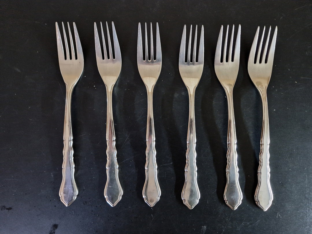 Vintage Set of Dubarry Pattern Forks X 6 - 8 Inches - Etsy