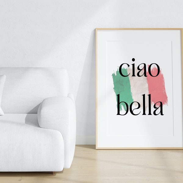 Italian Ciao Flag - Etsy Italian Ciao Flag - Etsy