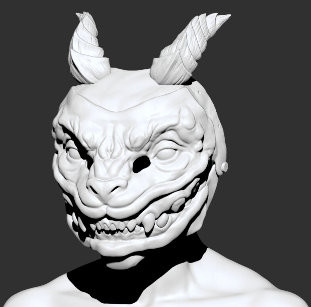 Satyr Mask Base Printing Service - Etsy