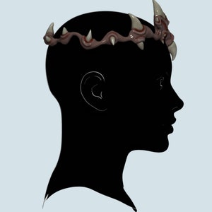 Crown Gothic 3D Model Stl Cosplay - Etsy