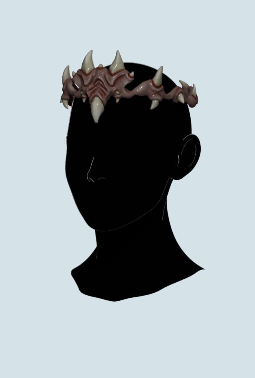Crown Gothic 3D Model Stl Cosplay - Etsy