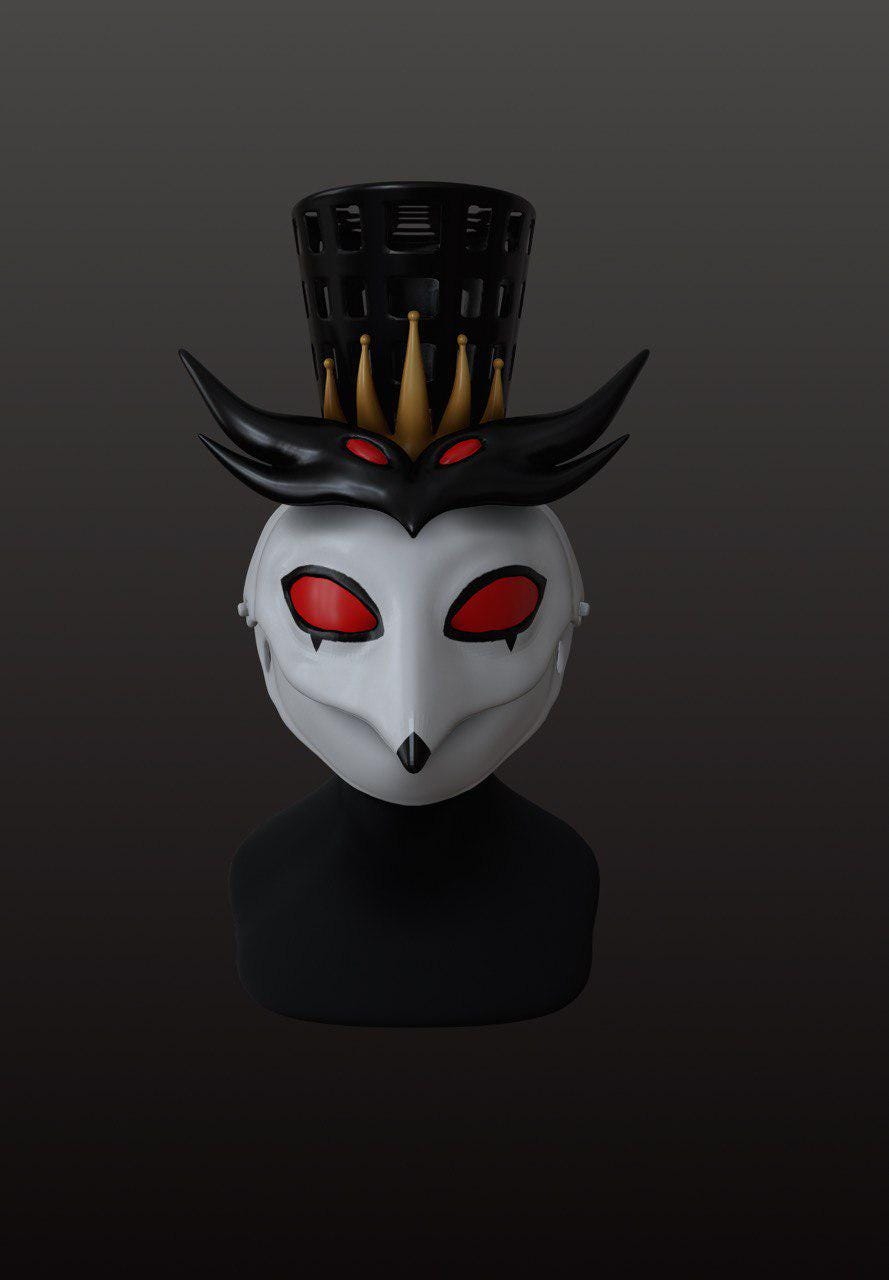 Helluva Boss "stolas" Mask - Etsy