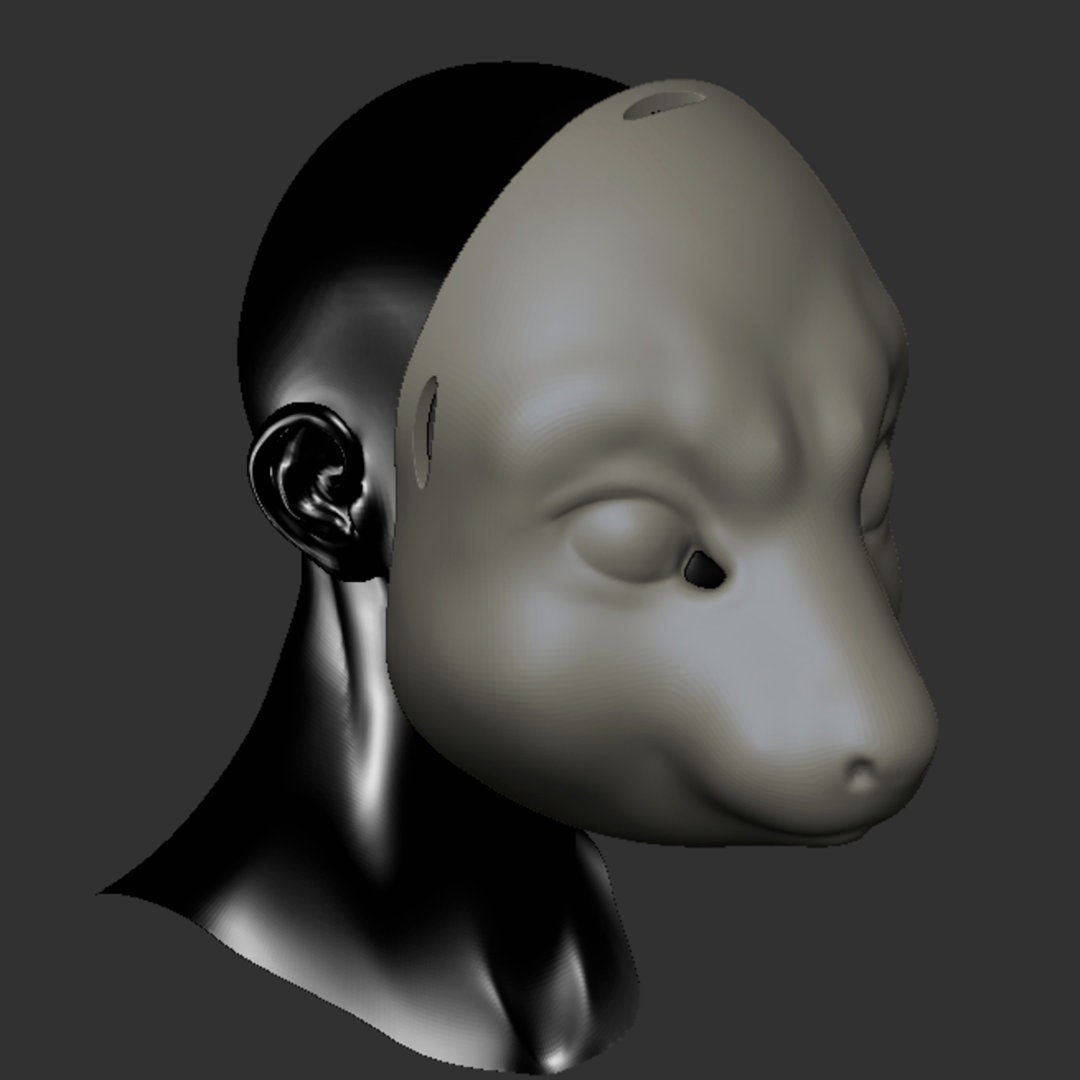 Base for Fursuit Mask Without Details - Etsy