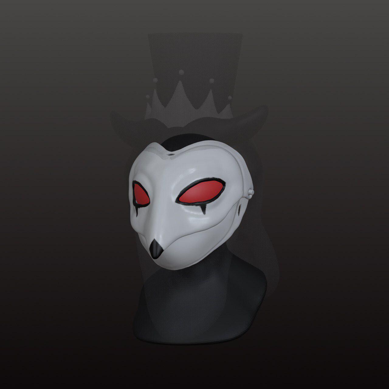 Helluva Boss "stolas" Mask - Etsy