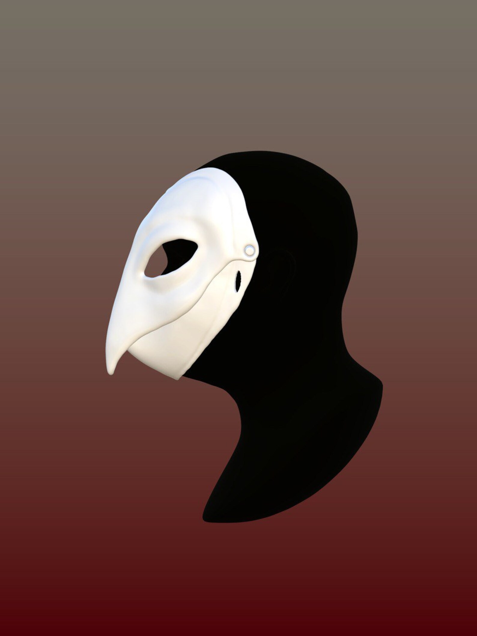 Helluva Boss "stolas" Mask - Etsy