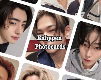 4 Random Enhypen Ni-ki Card Bias Pack, Fanmade PC, Gift Engene, Unofficial Photocards Merch ...