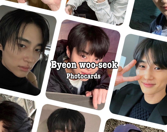 Byeon Woo Seok Photocards 9pc - Etsy
