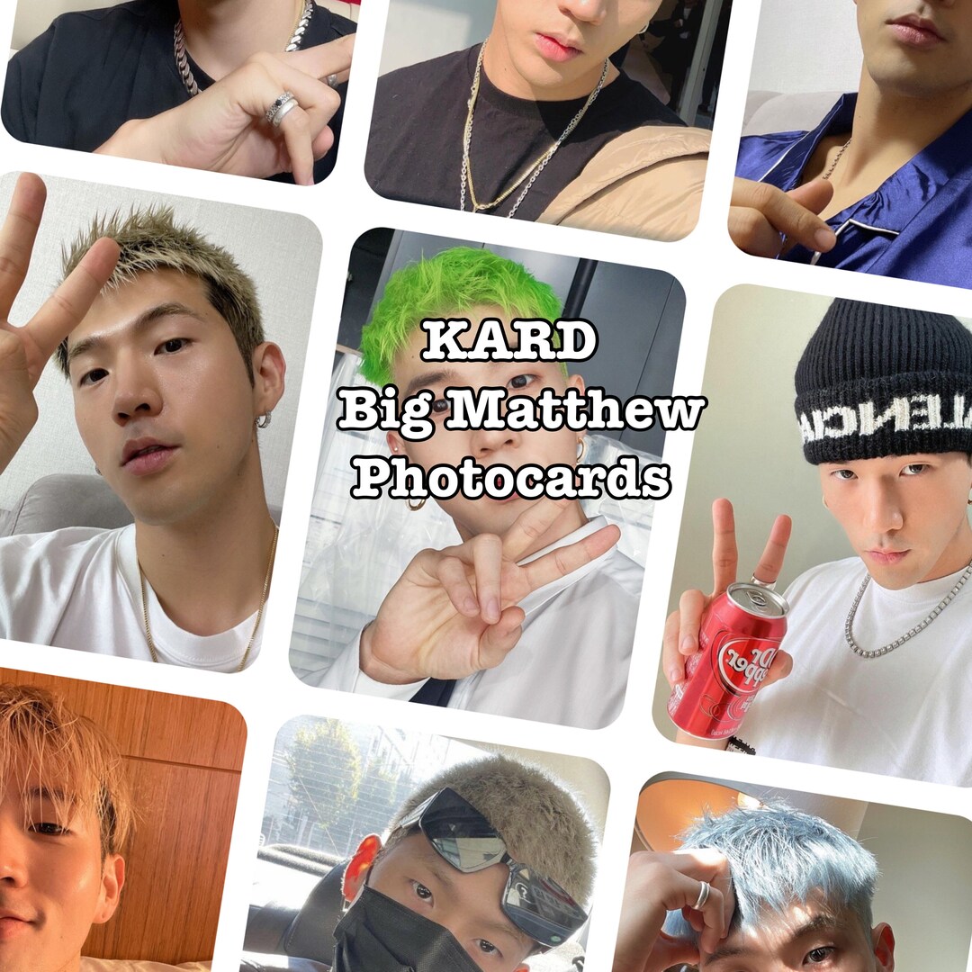 KARD Matthew Kim BM Unofficial Photocards 9pc - Etsy