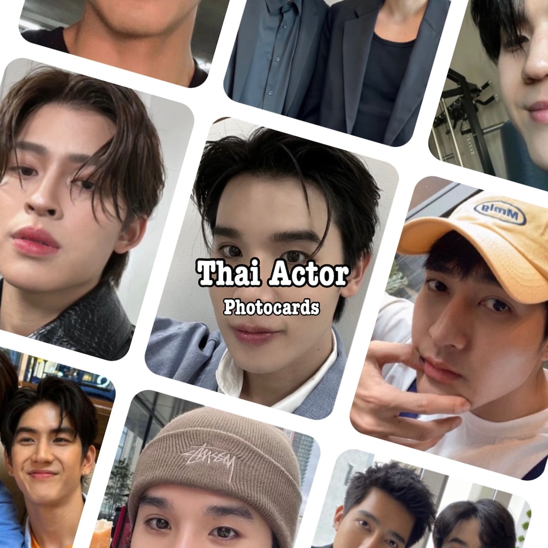 Thai Actors Photocards 9pc - Etsy