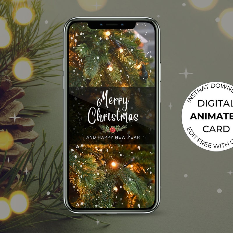 Christmas Tree Card - Etsy