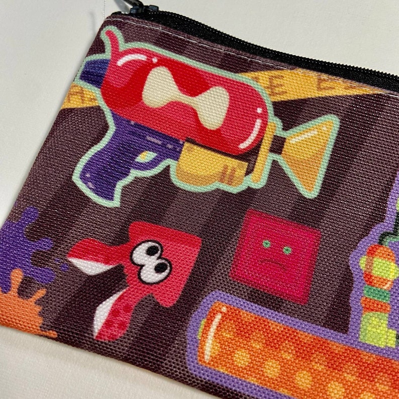 Pencil Pen Stationery Canvas Case • Splatoon - Etsy