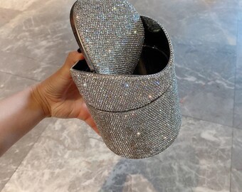 Rhinestone Trash Cans - Etsy