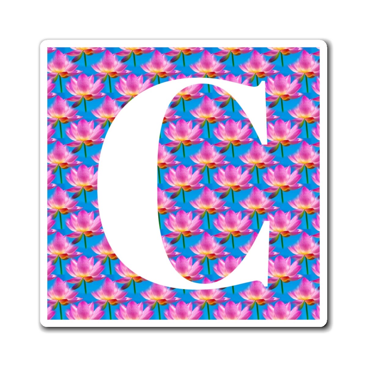 Personalized Initial Letter 'C' Magnet - Etsy