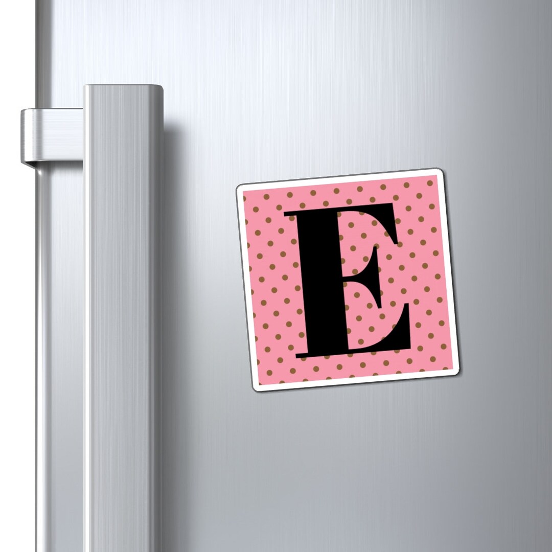 Personalized Initial Letter 'E' Magnet - Etsy