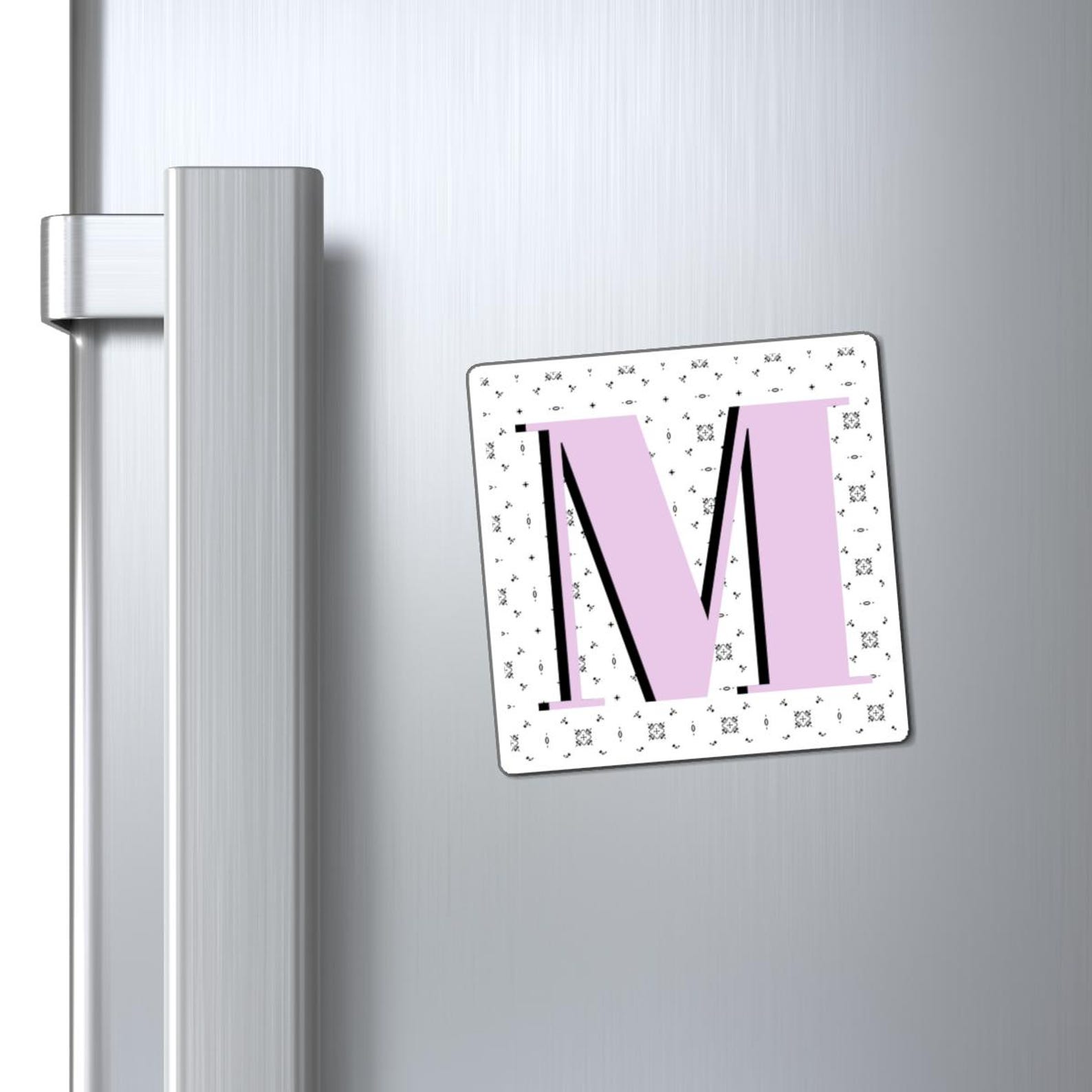 Initial Letter 'M' Magnet, Gifts, Kitchen, Refrigerator, Birthday ...