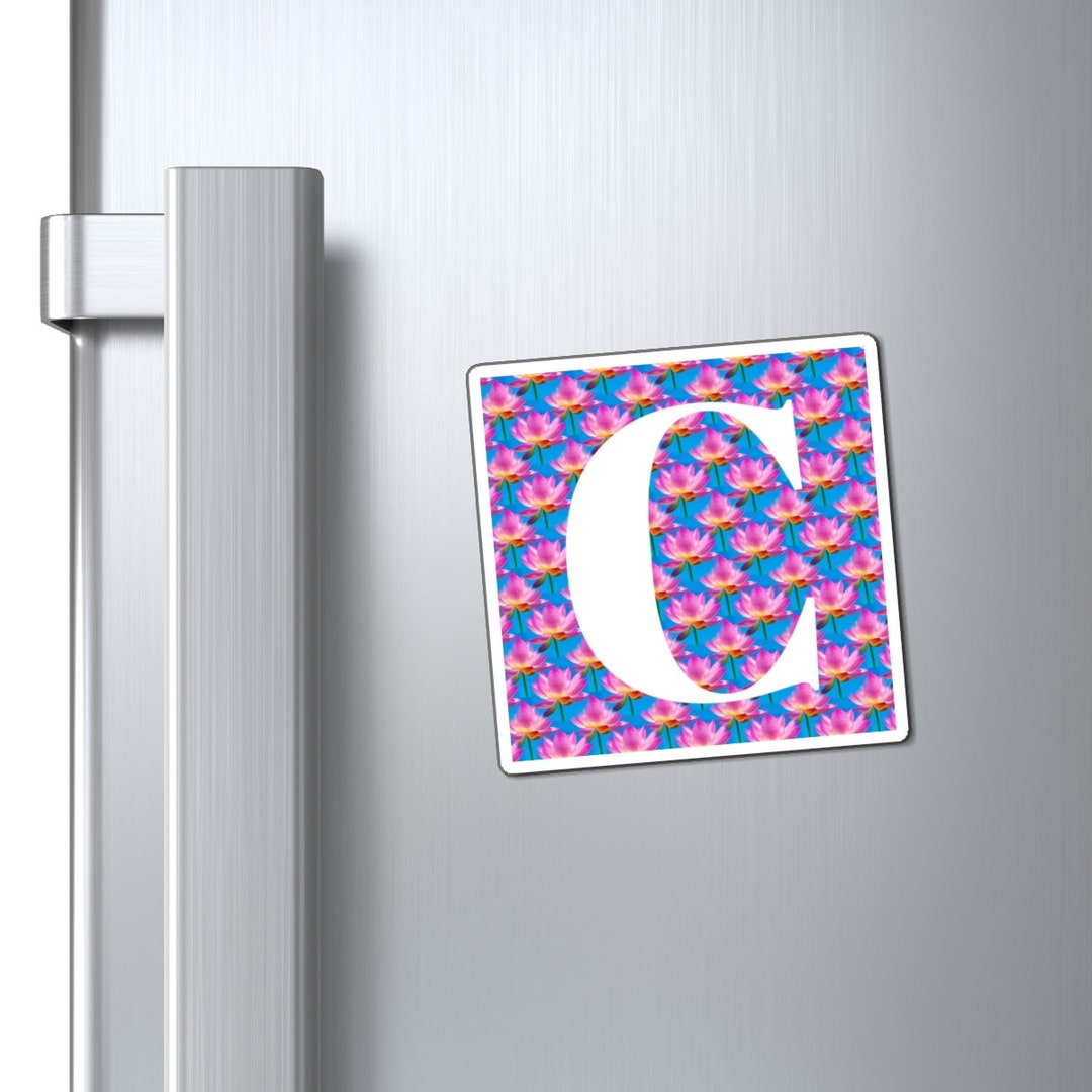 Personalized Initial Letter 'C' Magnet - Etsy