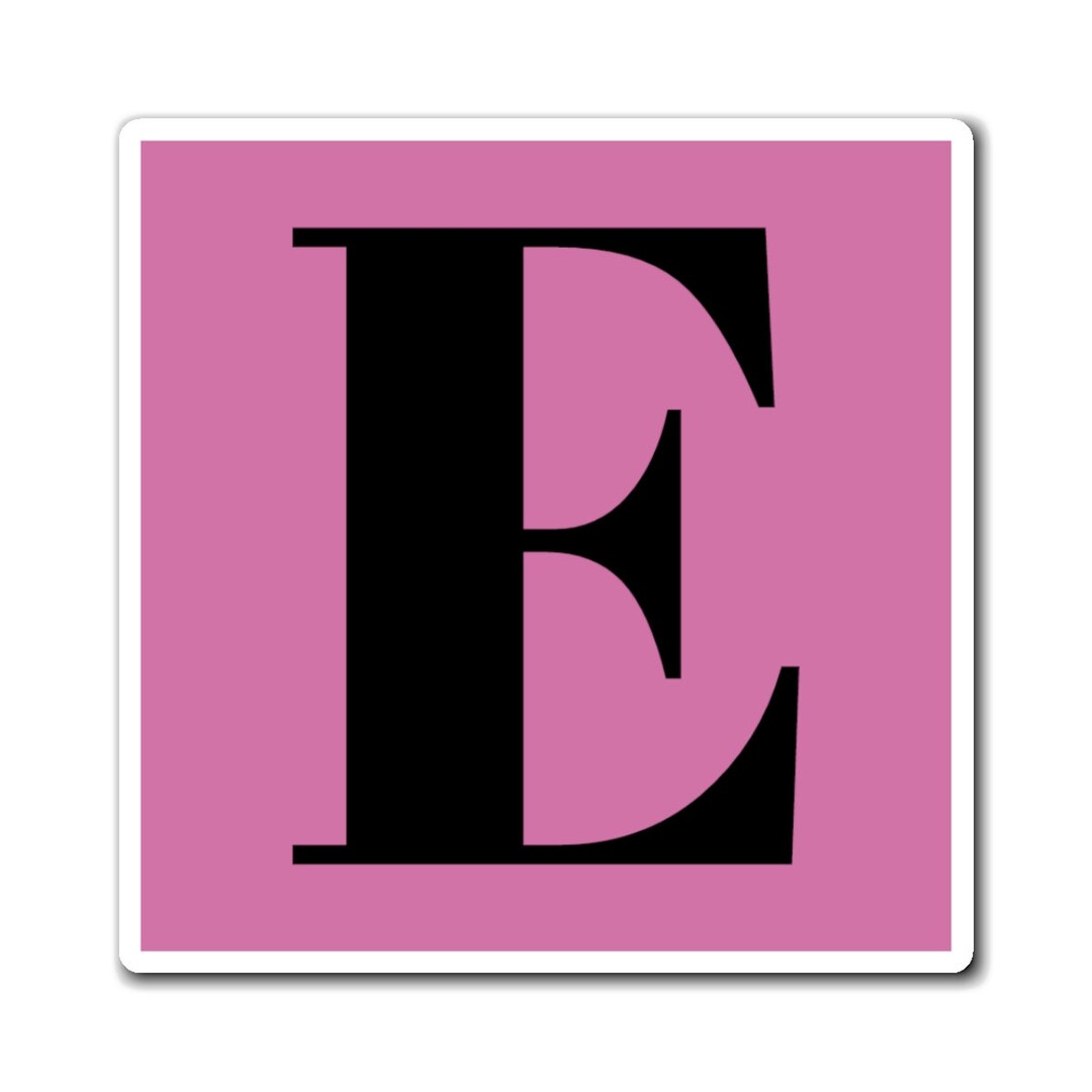 Personalized Initial Letter 'E' Magnet - Etsy