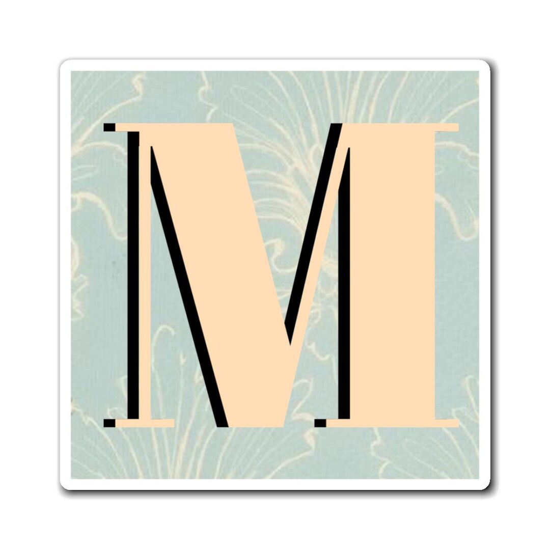 Initial Letter 'M' Magnet, Home, Refrigerator, Gifts, Birthday ...