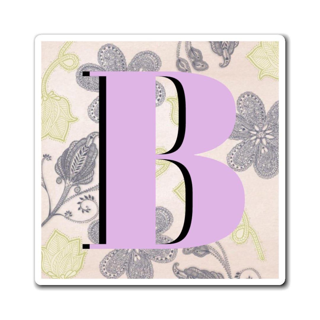 Initial Letter 'B' Magnet, Gifts, Bridesmaids, Birthday, Christmas ...