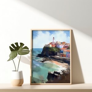 Puerto Rico Printable Painting | Puerto Rican Wall Art | Digital ...
