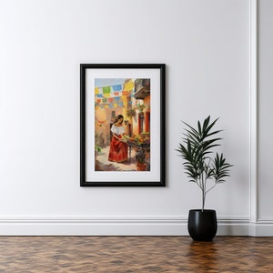 Mexican Impressionist Wall Art | Printable Hispanic Art | Mexican ...