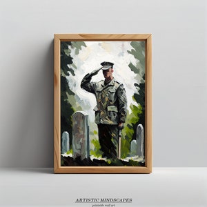 Veterans Day Printable Wall Art | Patriotic Veterans Wall Decor ...