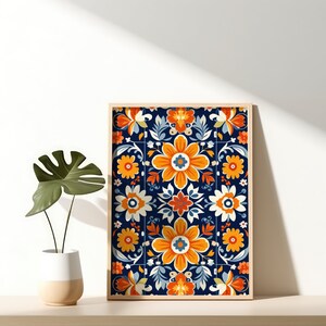 Mexican Talavera Wall Art | Printable Art | Mexican Culture Print ...