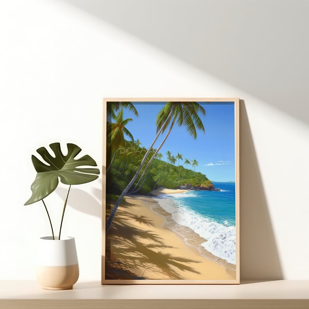 Puerto Rico Art | Puerto Rico Beach | Printable Wall Art | Beach ...
