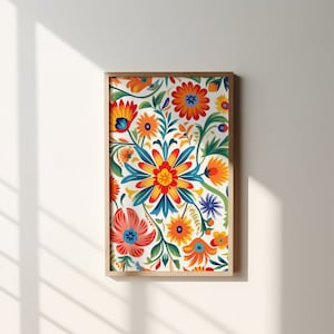 Mexican Pattern Wall Art | Printable Art | Mexican Culture Print ...