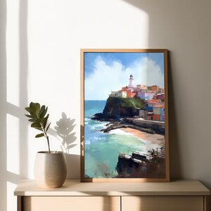 Puerto Rico Printable Painting | Puerto Rican Wall Art | Digital ...