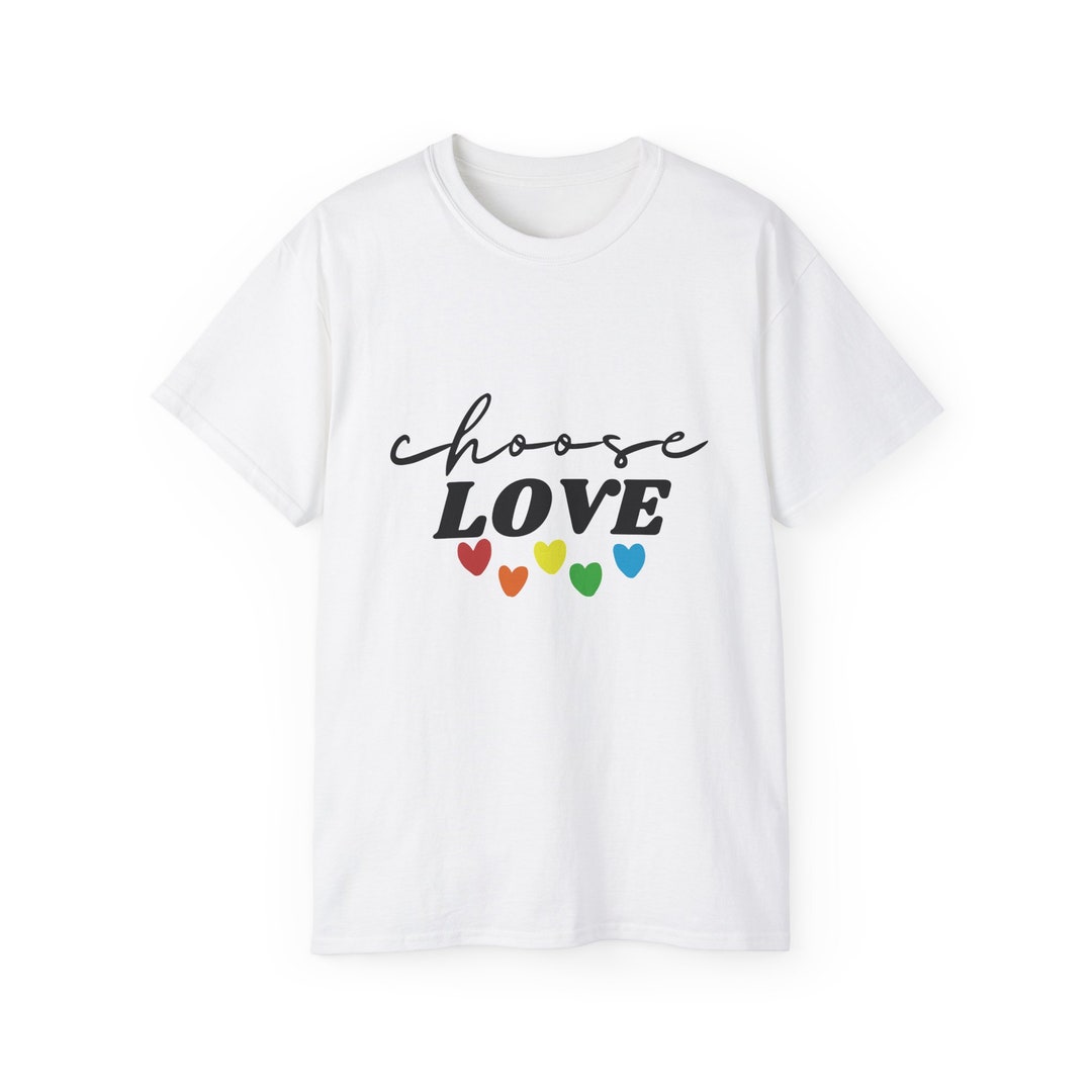 Choose Love2 Pride Cool Lgbt Shirt - Etsy
