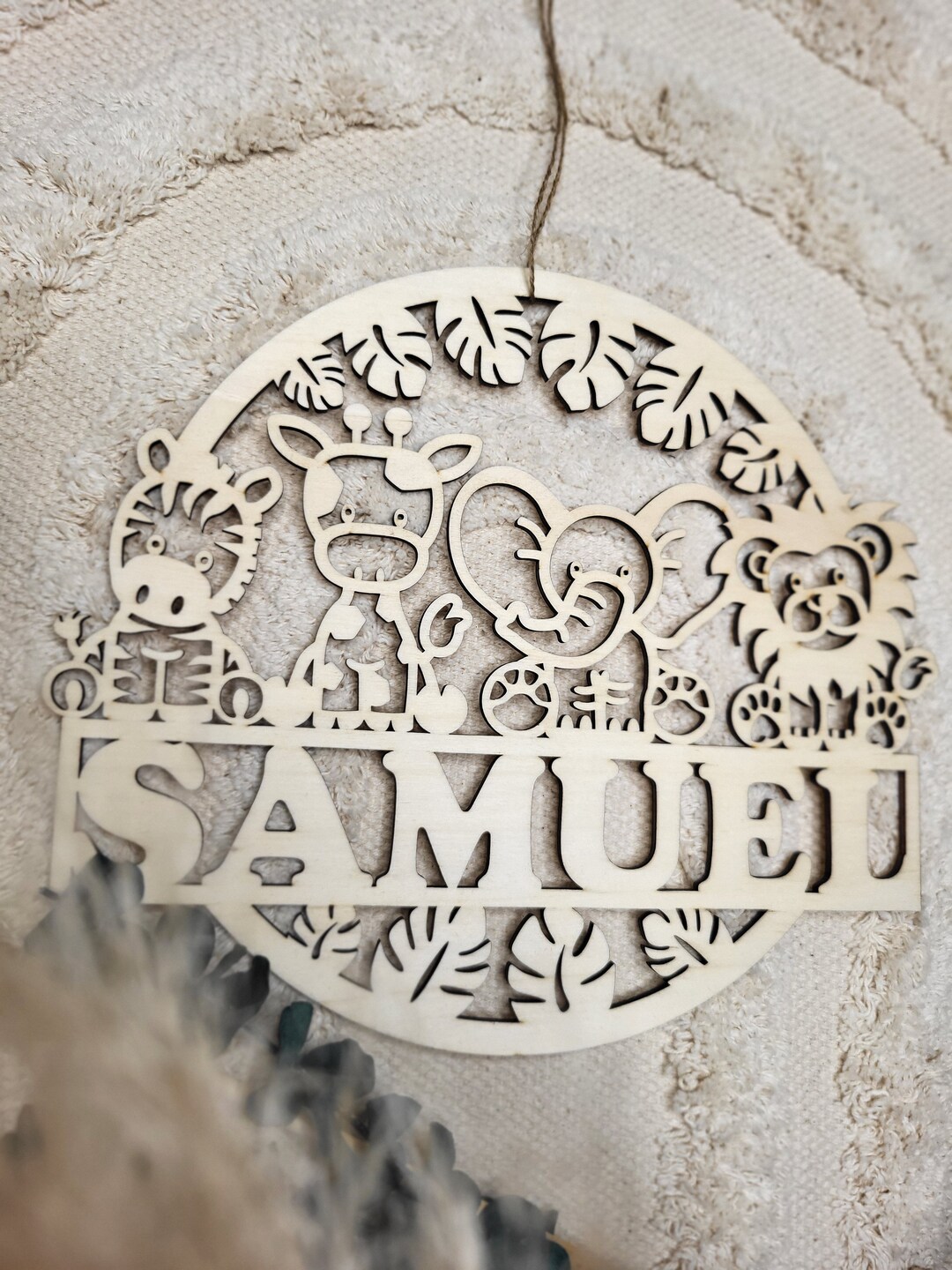 Panneau rond en bois cadeau décoration de porte cadeau - Etsy France