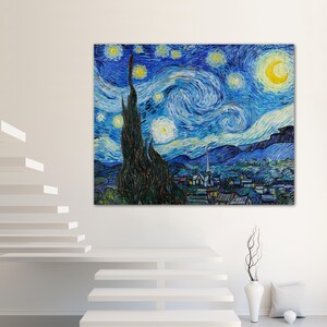 Starry Night by Vincent Van Gogh | Digital Download | Classic Vintage ...