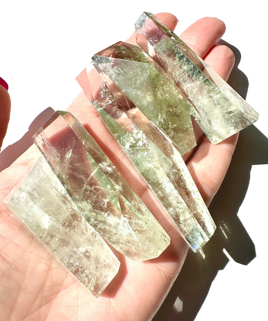 Green Amethyst Free Forms 23-31 Grams Prasiolite Vermarine Green Quartz ...