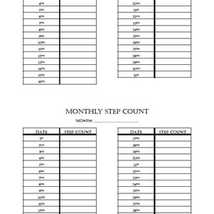 A4 Workout Log, Fitness Journal, Weight Loss Tracker (printable PDF) - Etsy