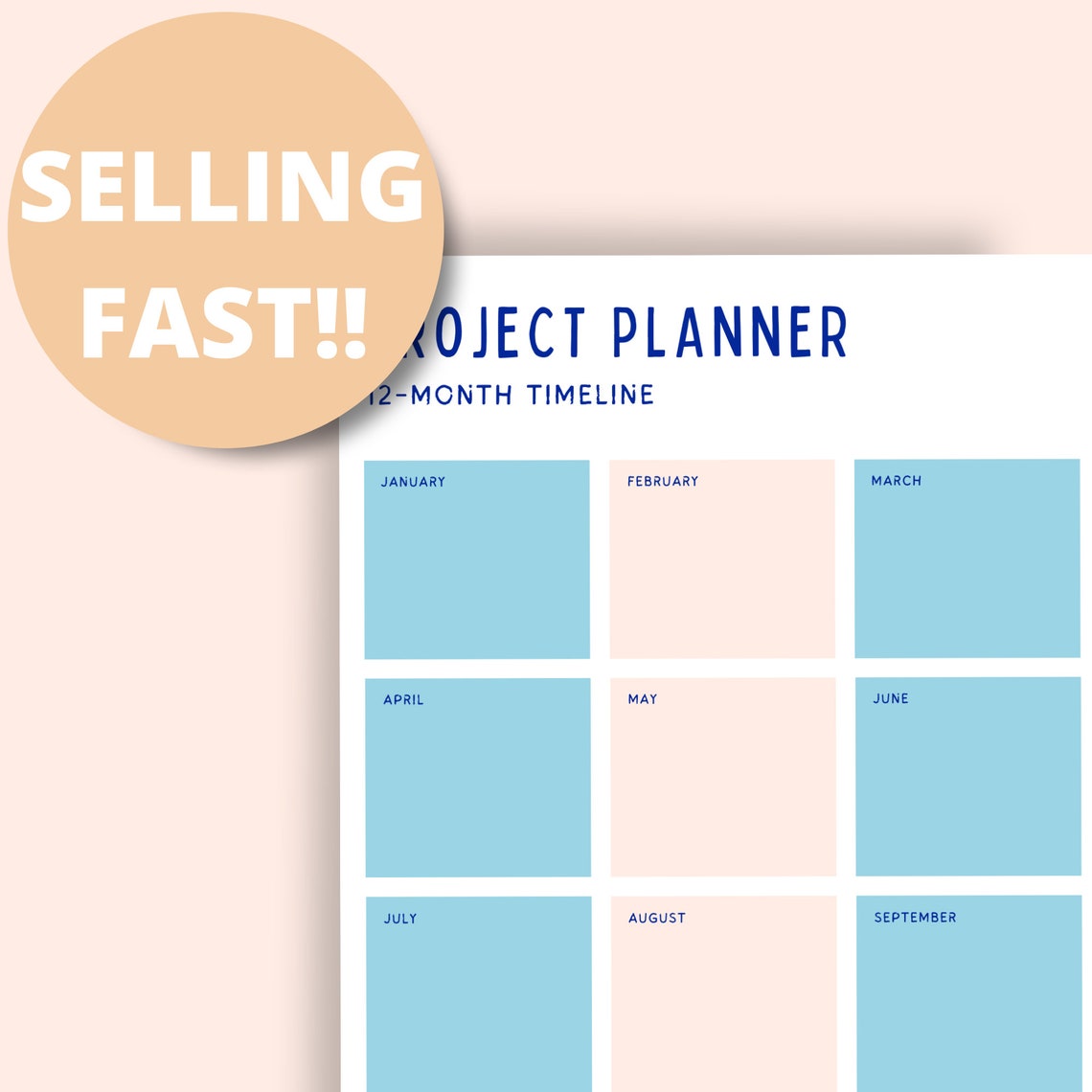 PRINTABLE PROJECT TRACKER, Digital Download, Project Planner ...